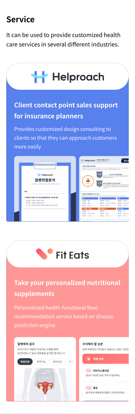 It can be used to provide customized health care services in several different industries.